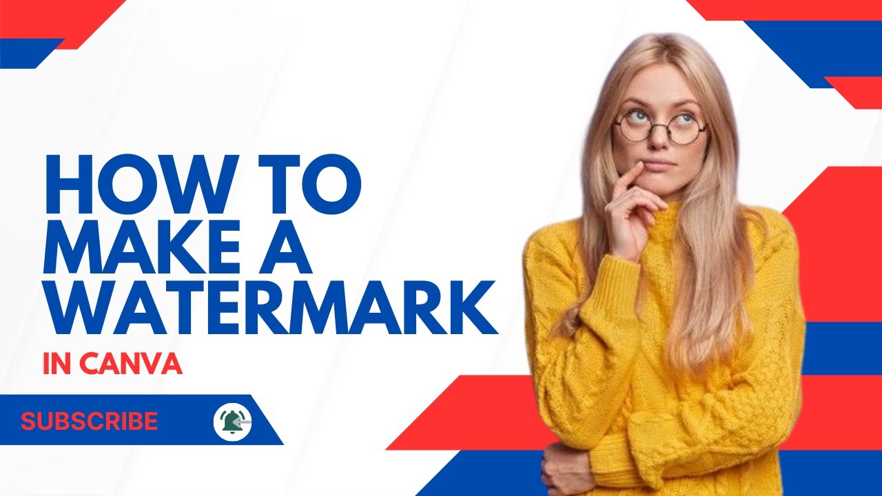 How to Make a Watermark on Canva 💧 - YouTube