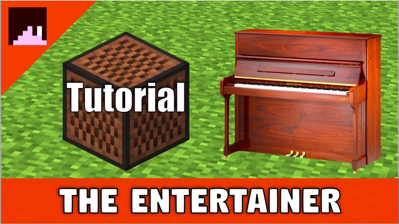 The Entertainer by Scott Joplin Minecraft Noteblock Tutorial (Doorbell length) - YouTube