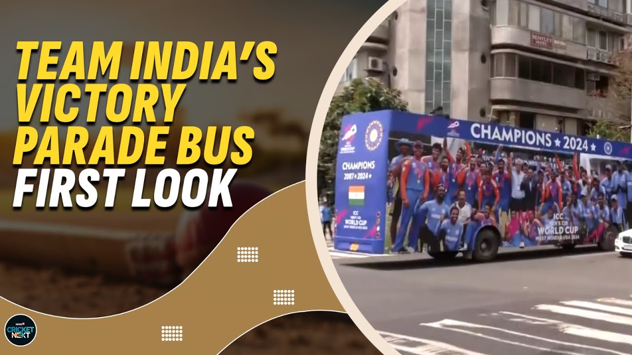 Team India Victory Parade Bus: First Look of the Stunning Open Top Bus ...