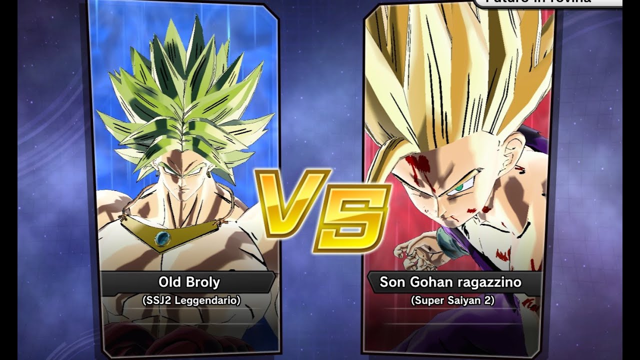 XV2 - Requested match (PC): Old Broly Super Saiyan 2 Leggendario vs ...