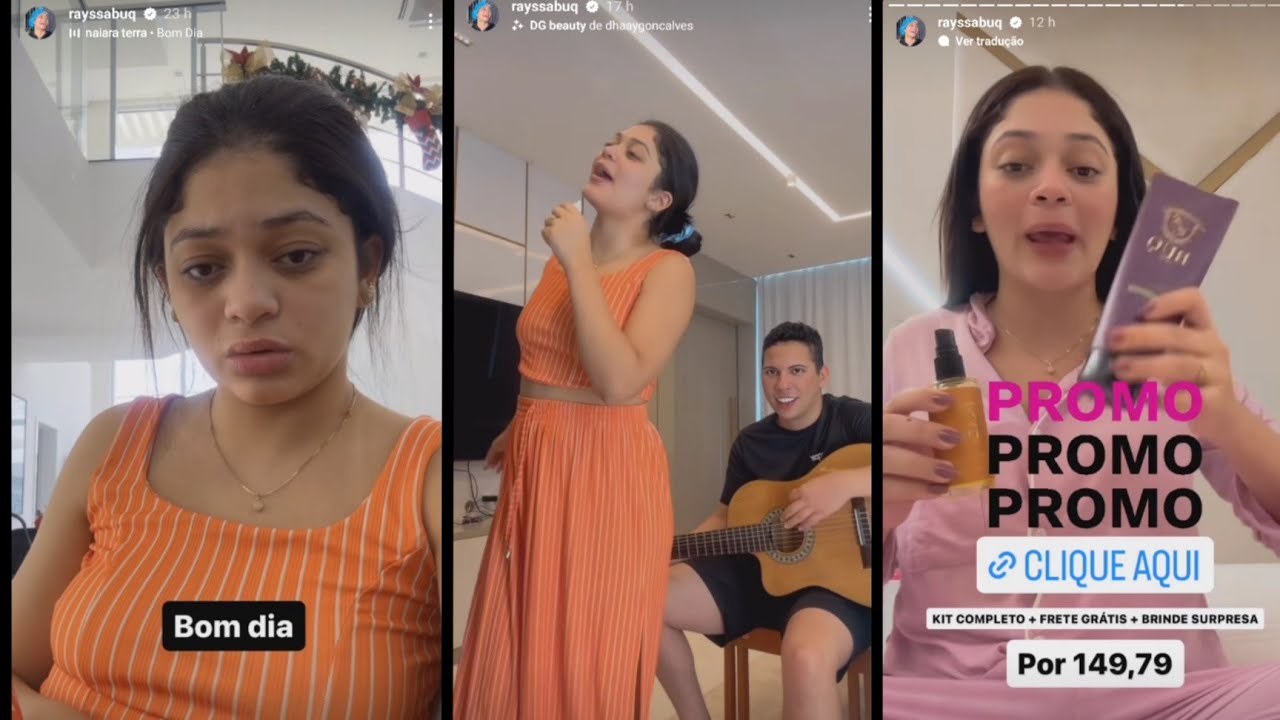 Rayssa Buq faz promoção em sua linha de cosméticos. - YouTube
