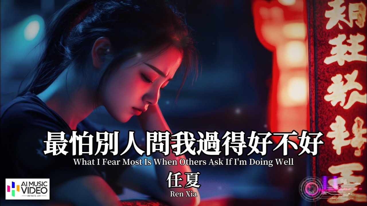 【高清MV】任夏 - 最怕別人問我過得好不好【Pinyin + Eng Sub | AI音樂視頻 | 繁體拼音英文動態字幕】Ren Xia ...