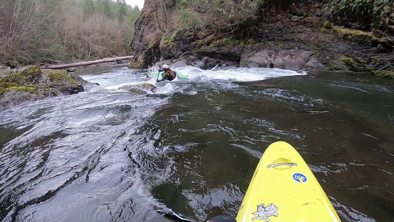 East fork of the lewis river and canyon creek - YouTube