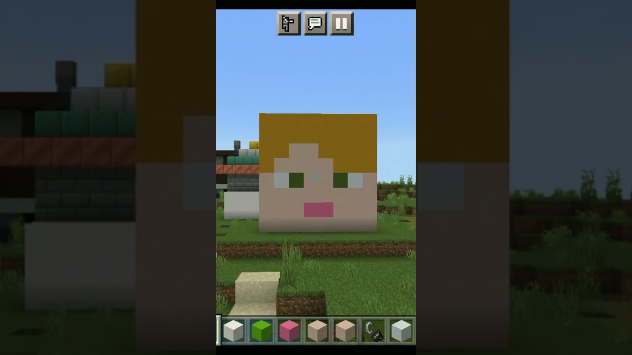 Minecraft easy Alex statue minecraft #short - YouTube