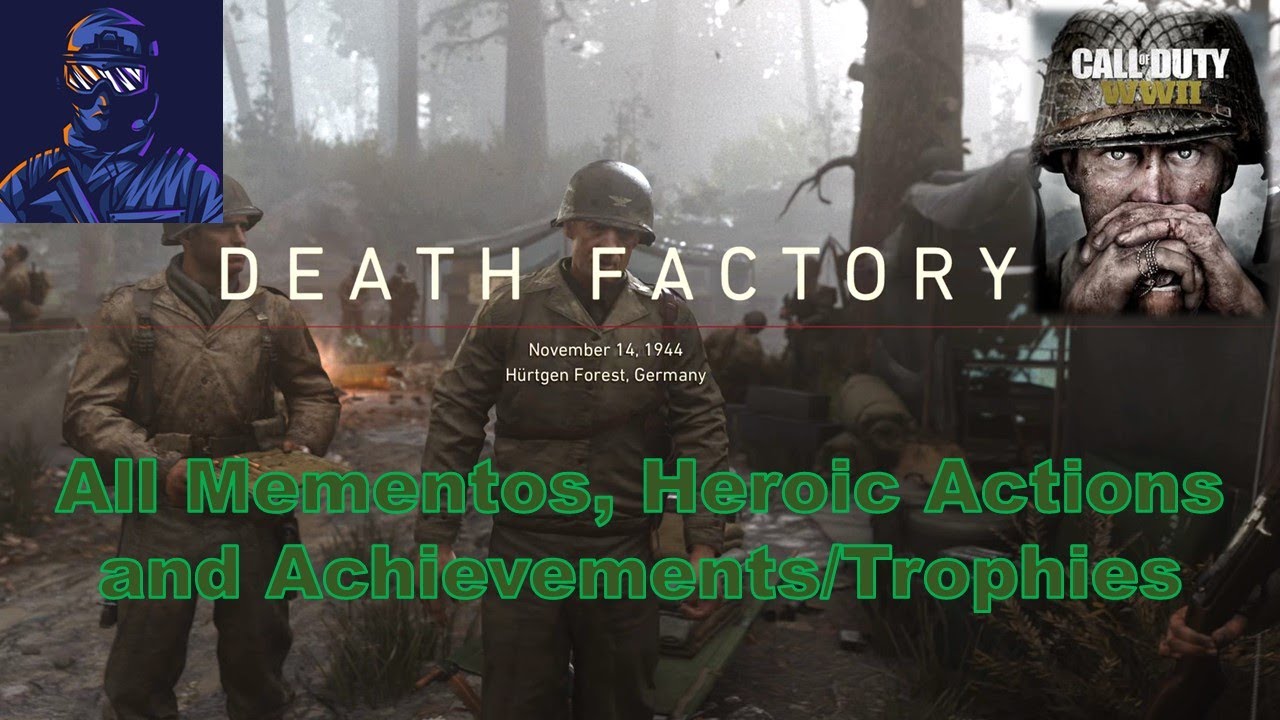 CoD: WWII All Mementos, Heroic Actions, and Achievements Guide Mission ...