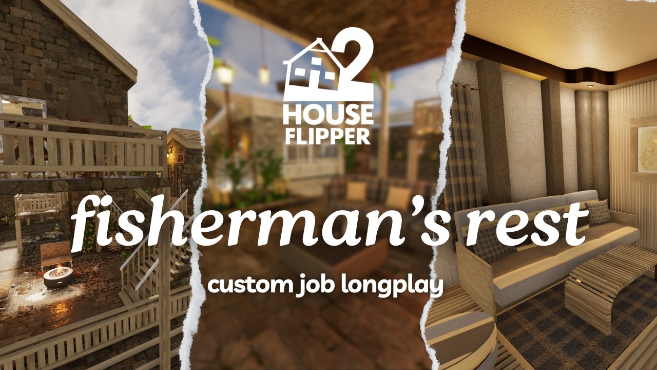 fisherman's rest | house flipper 2 🏡 custom job | no commentary ...