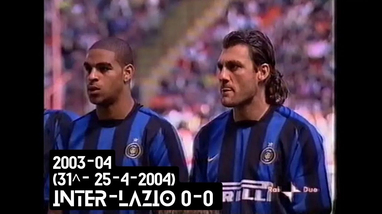 2003-04 (31^ - 25-04-2004) INTER-Lazio 0-0 Servizio D.S.Rai2 - YouTube