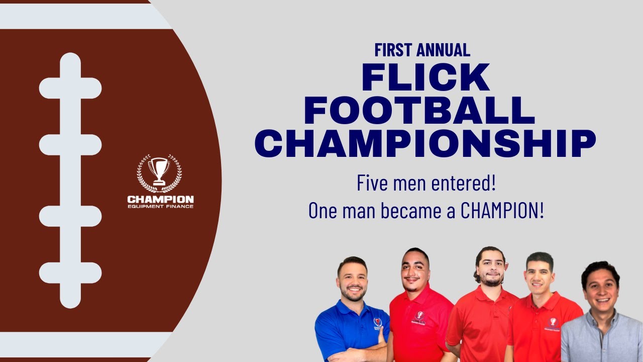 Champion Challenge: First Annual Flick Football Championship - YouTube