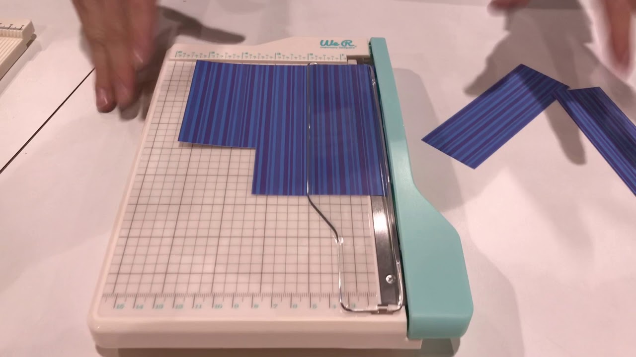 WRMK - Mini Guillotine Cutter - Creativation 2018 - YouTube