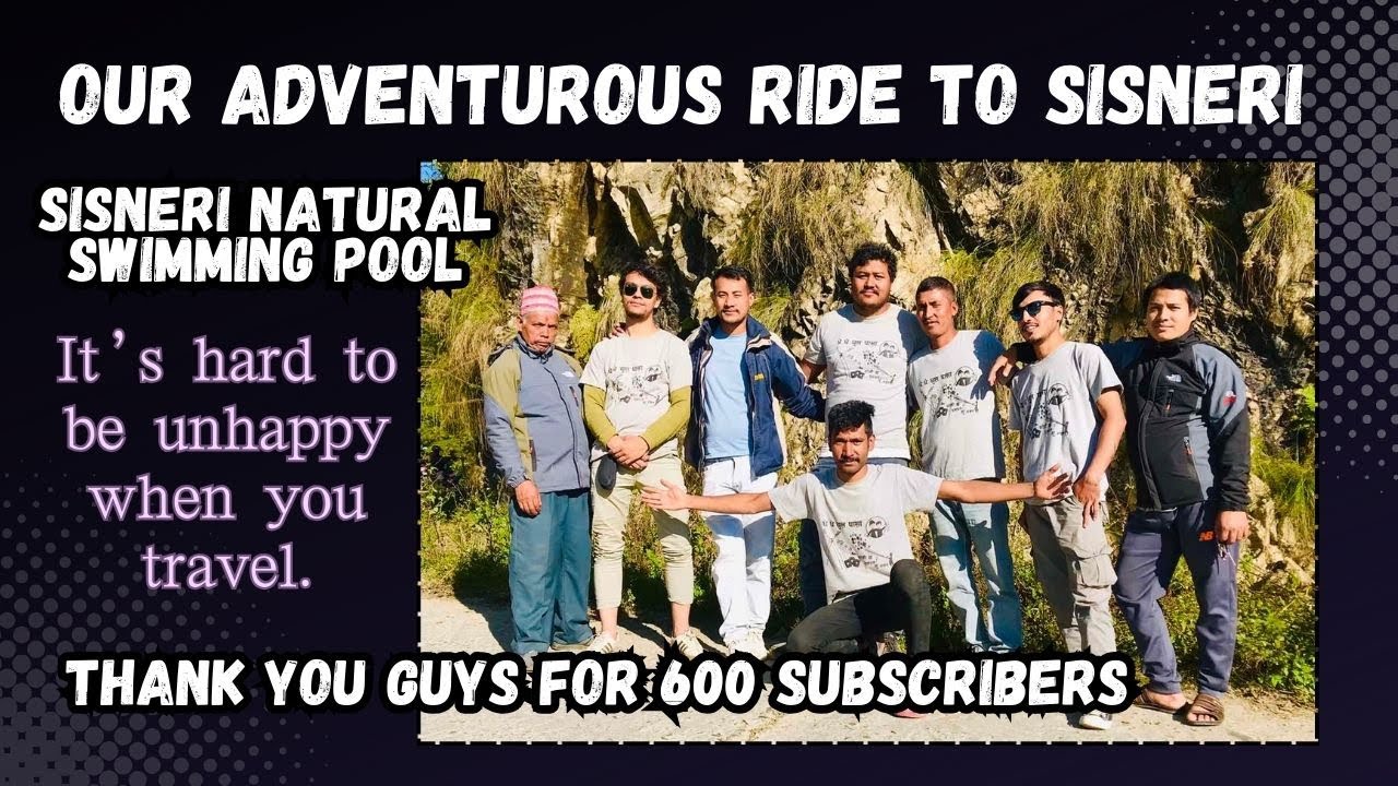 || Our Adventurous Ride To Sisneri || Natural Swimming Pool || - YouTube