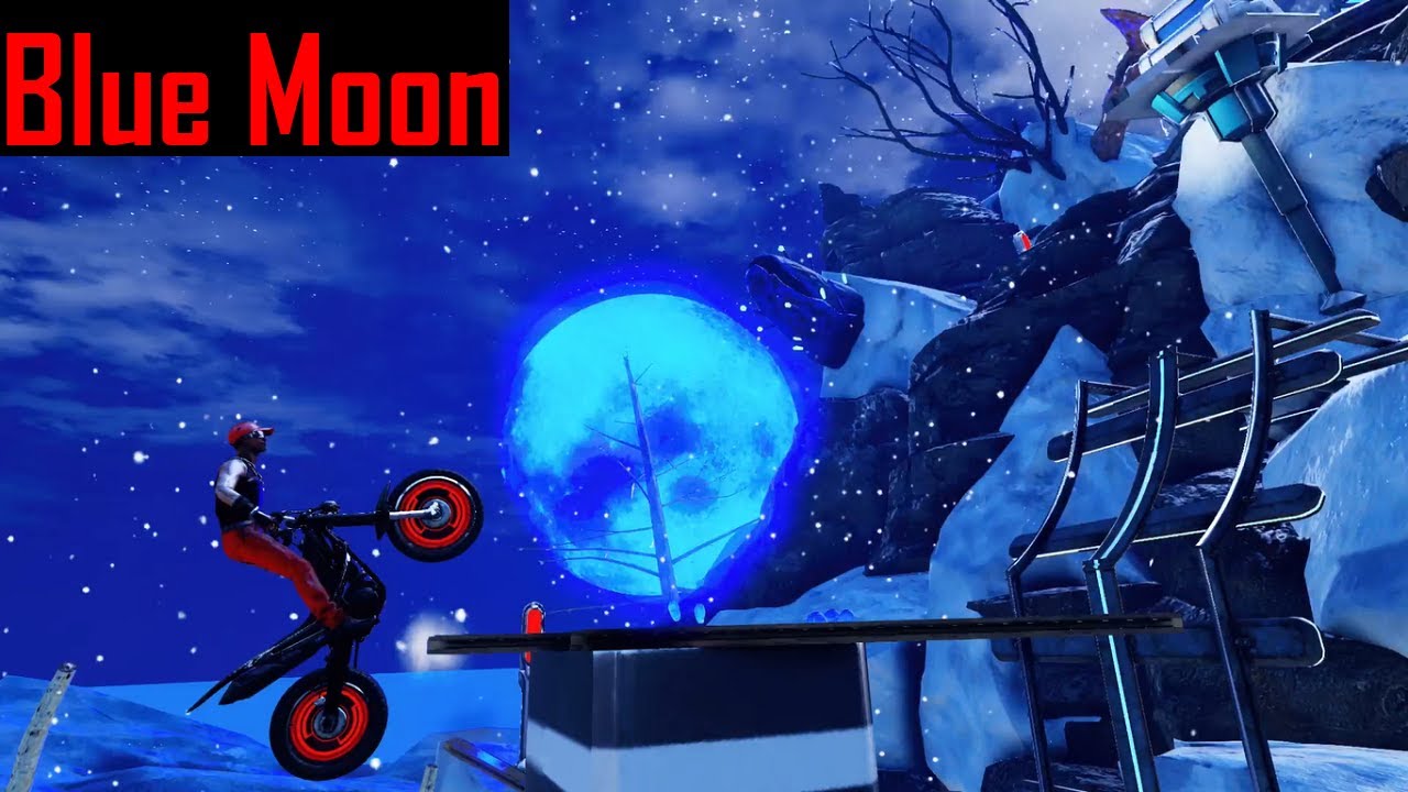 Trials Fusion - Blue Moon - [Ninja Level 3] - YouTube