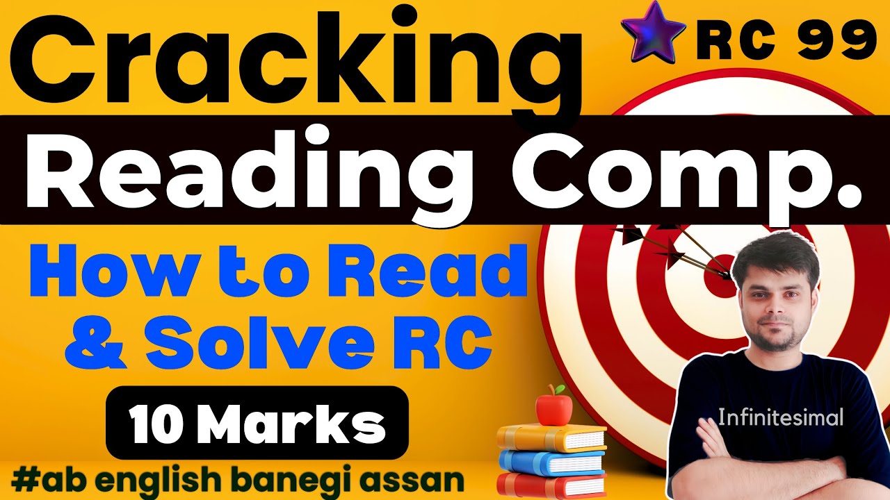 Reading Comprehension | How to stop making mistakes | RC 99 Series ...