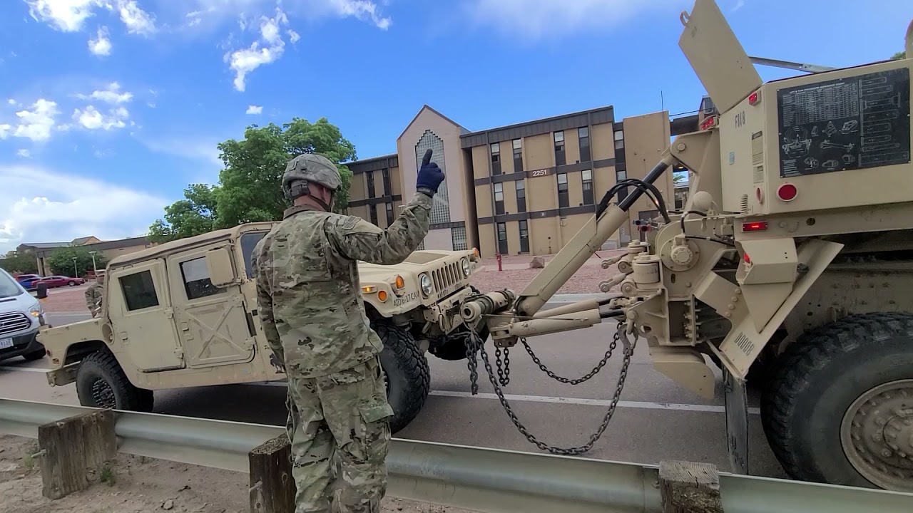 Wrecker Recovery Mission on post - YouTube