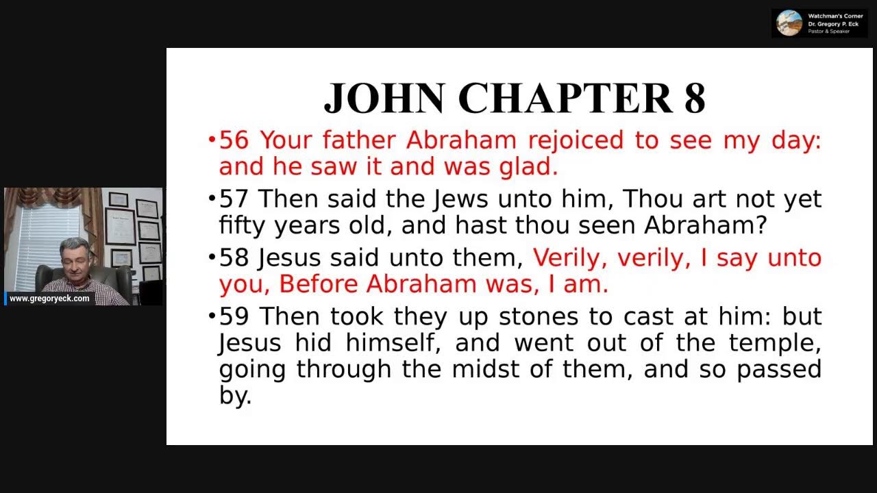 IN THE WORD - with Dr. Gregory Eck - YouTube