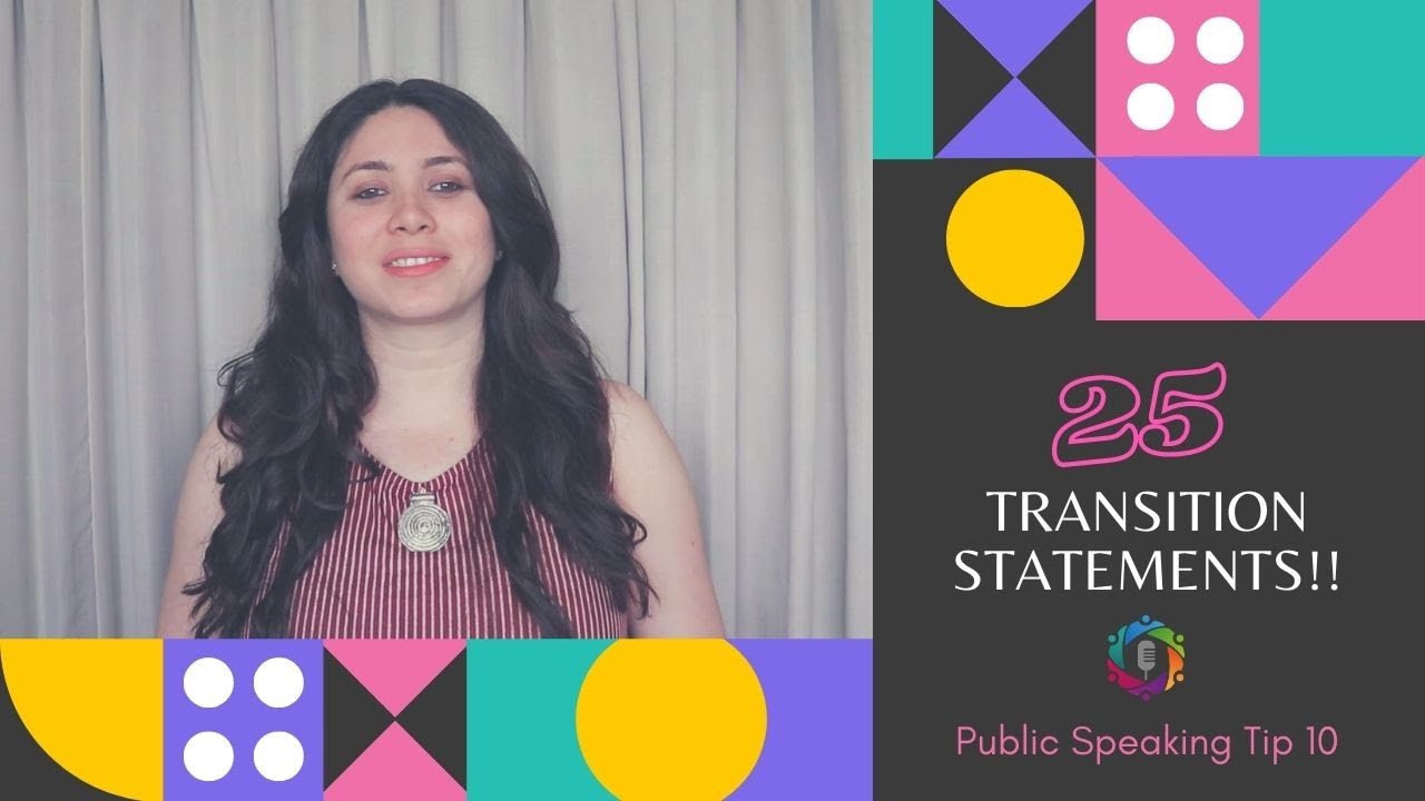 25 Transition Statements that you can use in your speeches!! - Public ...
