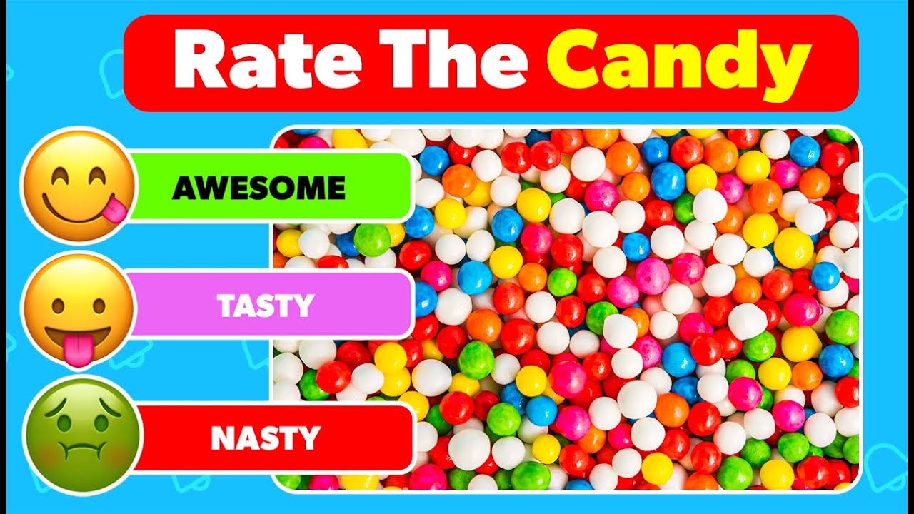 Rate the Top 60 Candy Challenge | Candy Tier List - YouTube