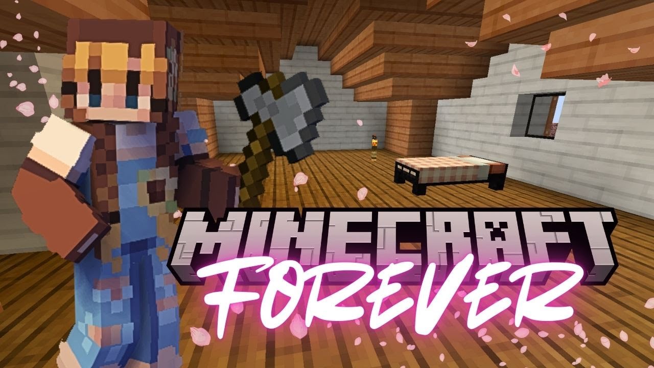Building our Forever Home | Minecraft Forever Ep. 02 - YouTube