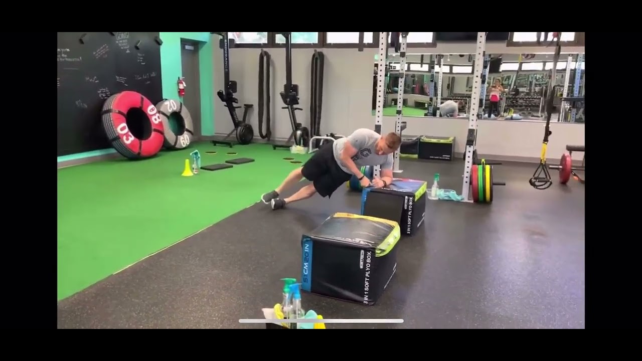 Box Side Plank Leg Raise - YouTube