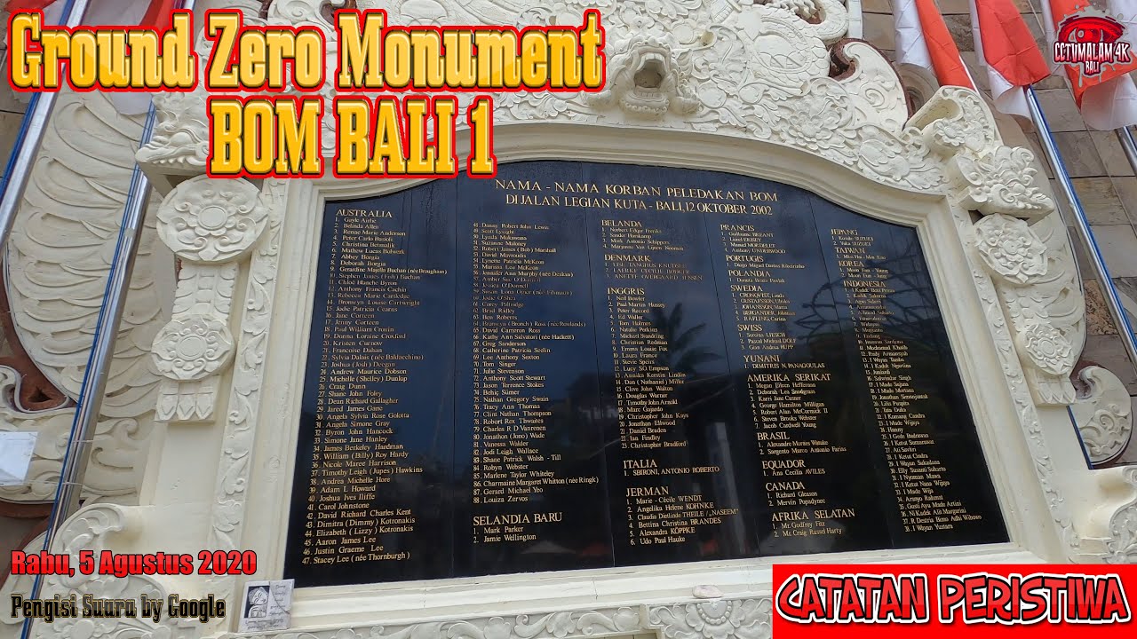Monumen Bom Bali 2020 | Ground Zero Monument - YouTube