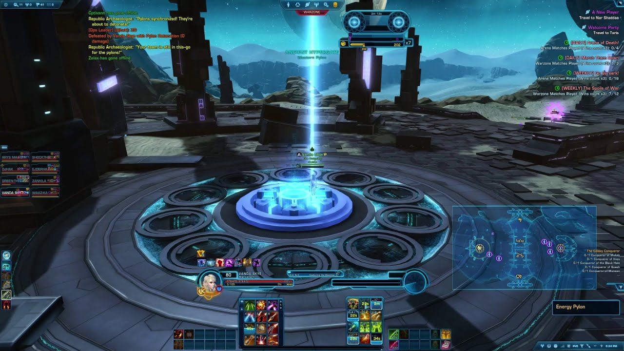 SWTOR PVP - Ancient Hypergate - Finally Some Damage Done With Vanda ...