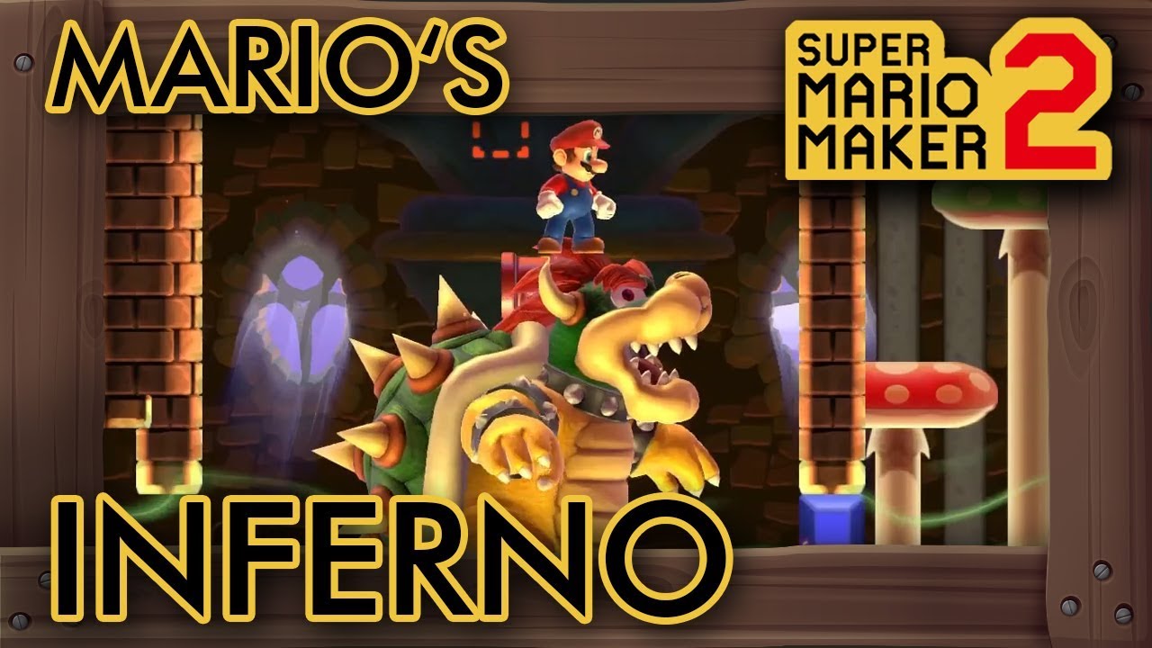 Super Mario Maker 2 - Insane Mario's Inferno Level - YouTube