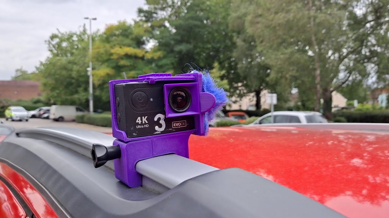 Roof Rack Action Camera Bracket - YouTube