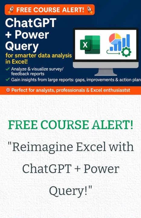 #shortsviral #free #chatgpt #ai #powerquery #excelcourses - YouTube