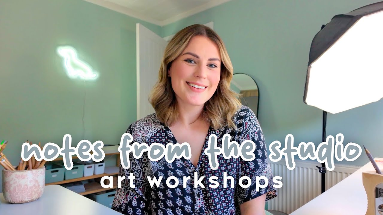 Hosting Art Workshops | Notes From The Studio - YouTube