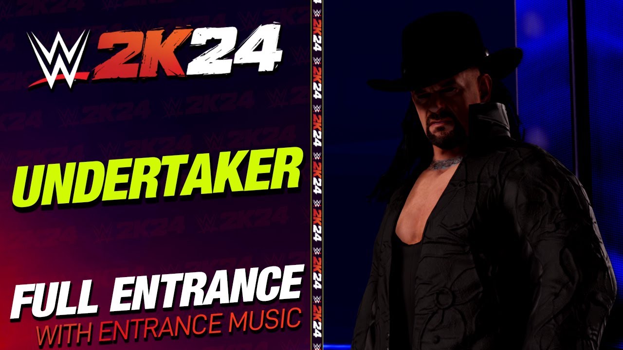 UNDERTAKER WWE 2K24 ENTRANCE - #WWE2K24 UNDERTAKER ENTRANCE THEME - YouTube