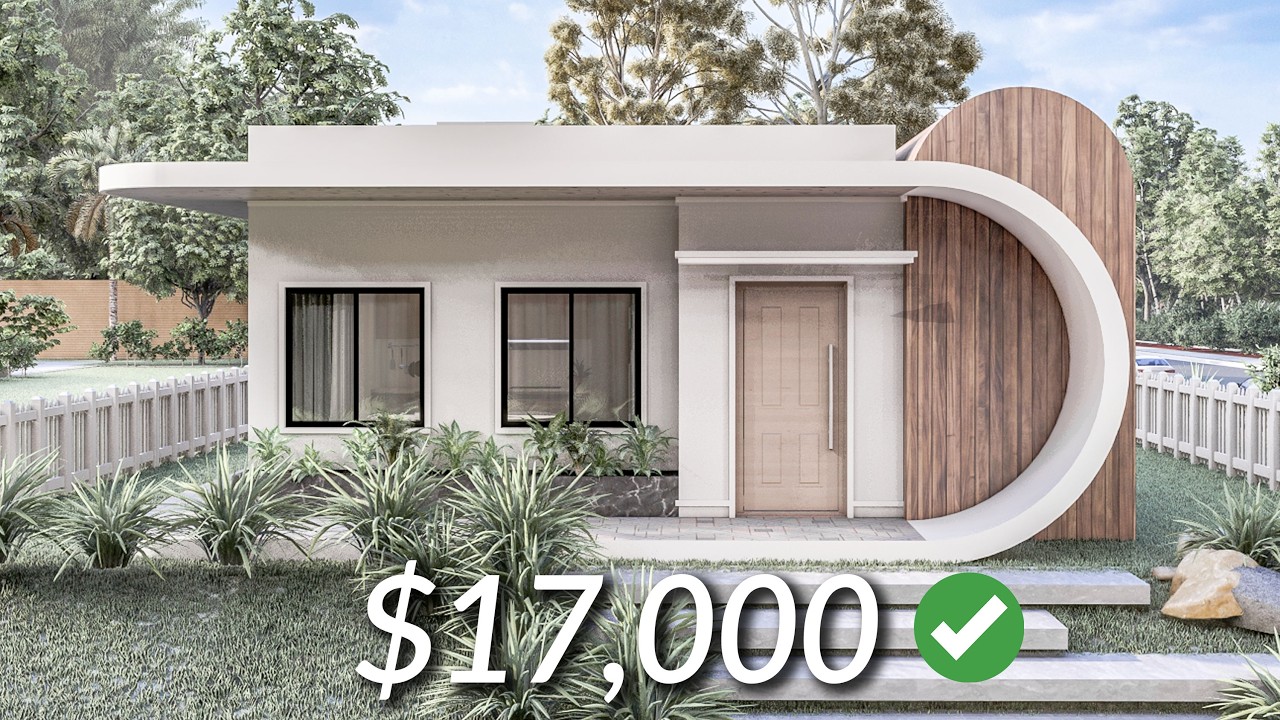 (8x10 Meters) House Design | Tiny Home | 2 Bedroom House Tour - YouTube