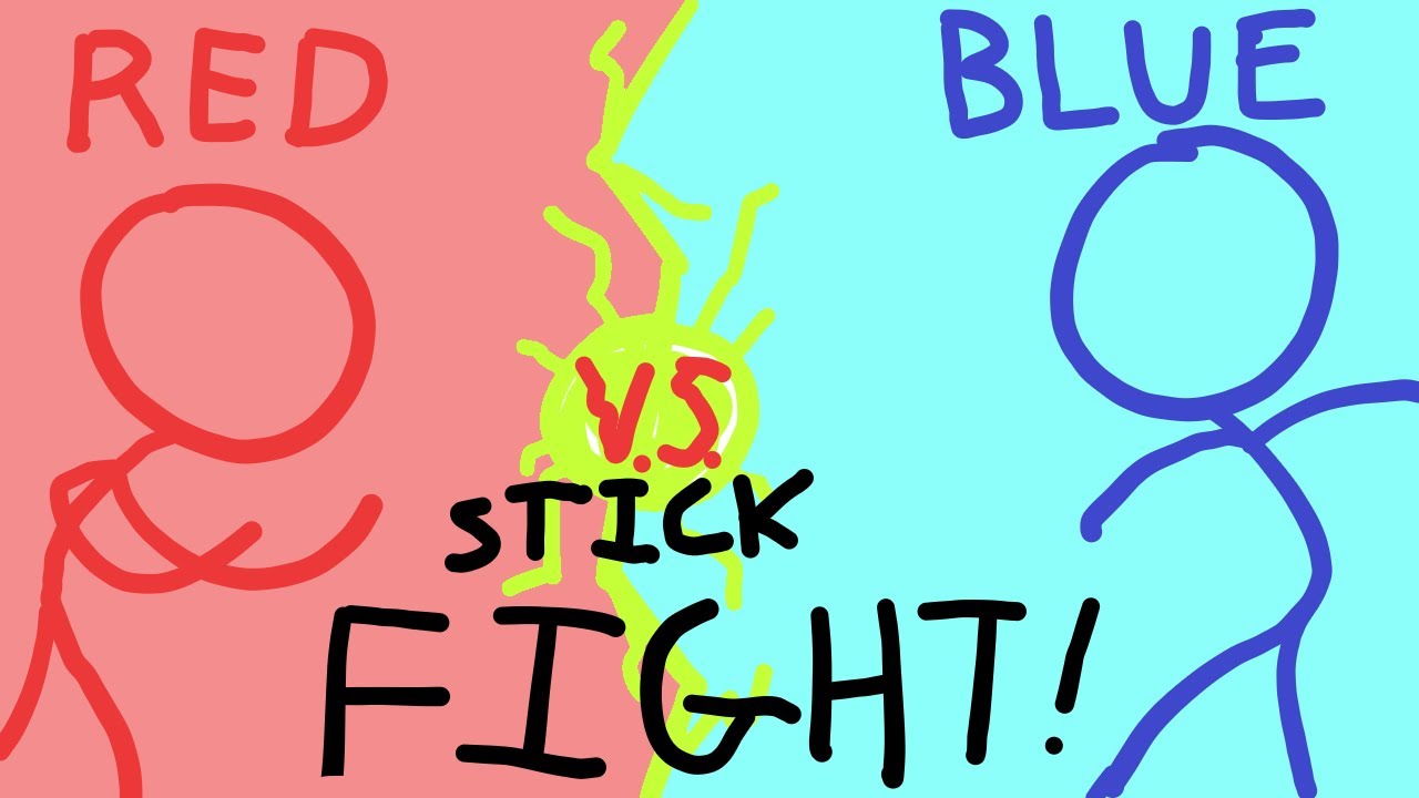 Stick Fight (Red vs Blue) - YouTube