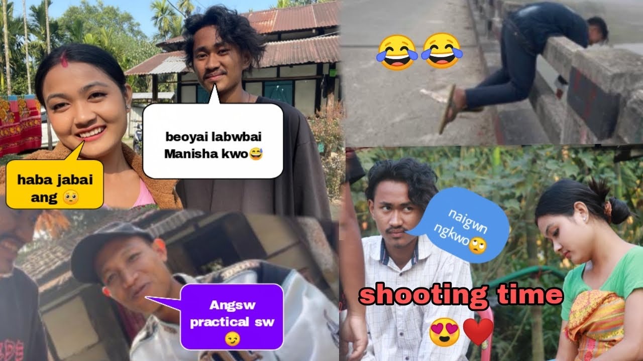 Short movie shooting @practical Basumatary@Manisha muchahary@Swityaram ...