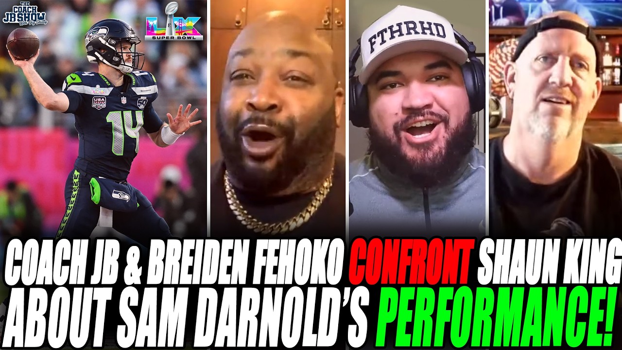 Coach JB & Breiden Fehoko CONFRONT Shaun King About Sam Darnold's ...