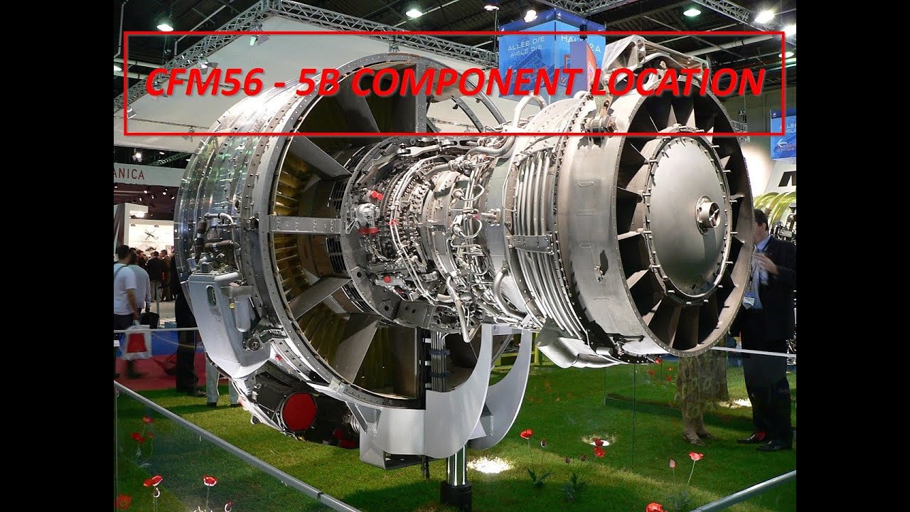 ATA 70's CFM 56 5B Component location PART1/2 Airbus A320 Training ...