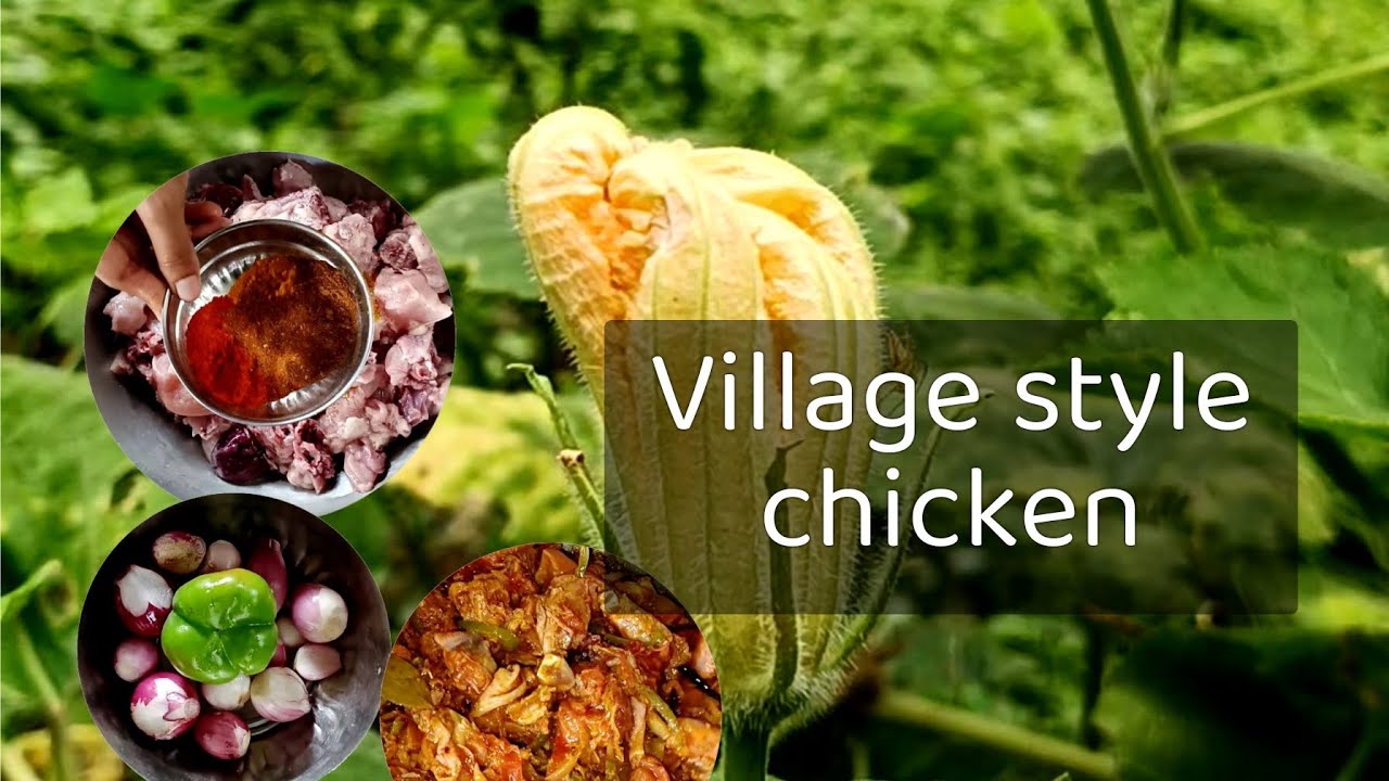 Village style chicken with capsicum | Village cooking | BFood - YouTube