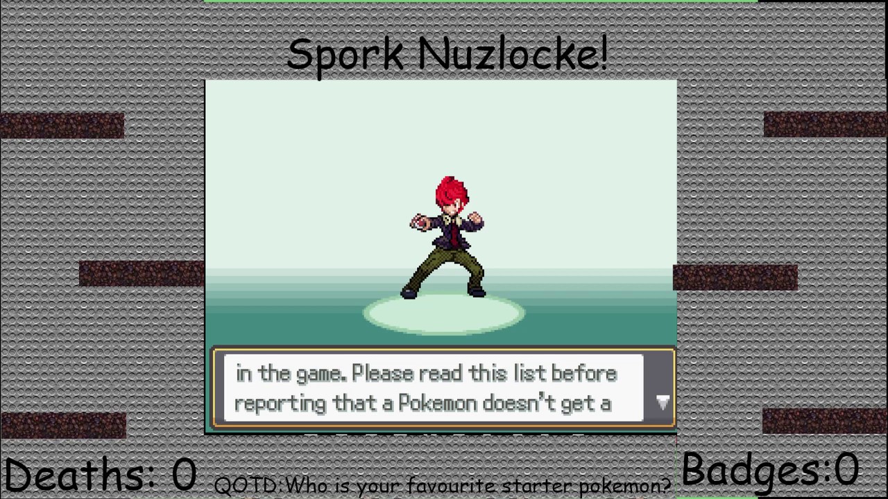 Look at all those Starters! Pokemon Spork Nuzlocke #1 - YouTube