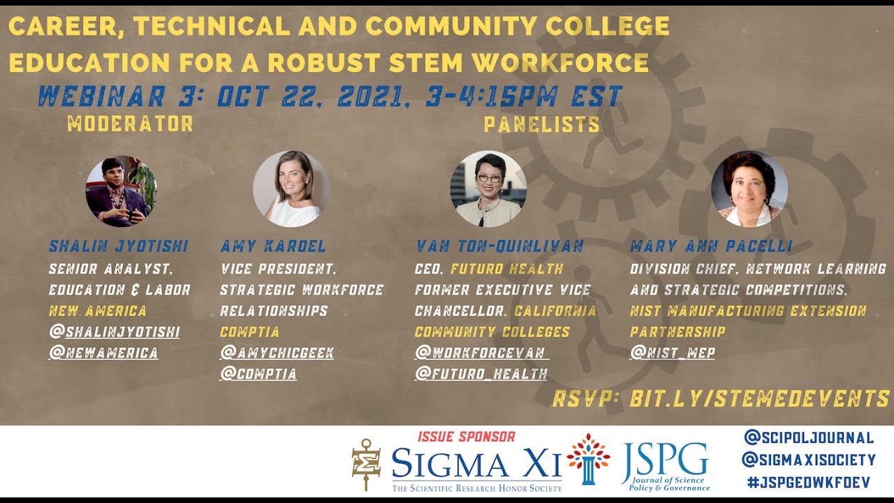 Webinar: Career, Technical and Community College Education for a Robust ...