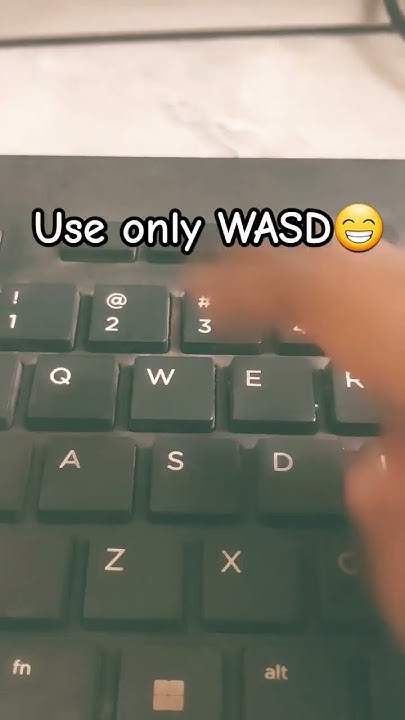 HOW TO USE WASD KEYS ON YOUR KEYBOARD 😁😁 - YouTube