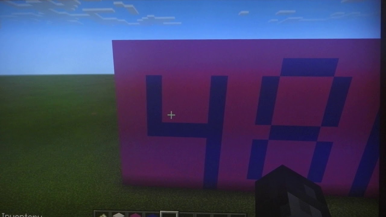 Minecraft Counting by 4's - YouTube
