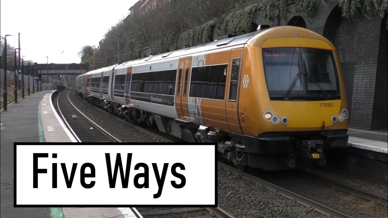Trains at Five Ways 04/03/19 - YouTube