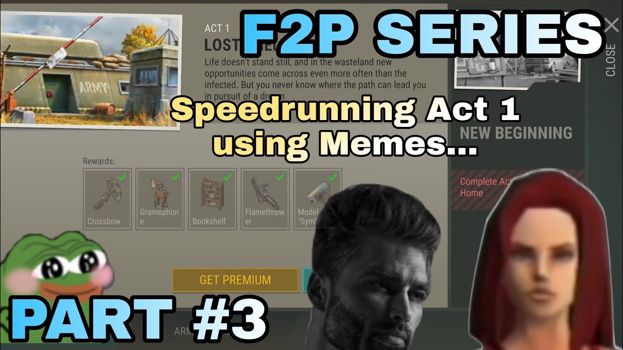 Speedrunning Act 1 and Preparation | Last Day on Eath - F2P but it's ...