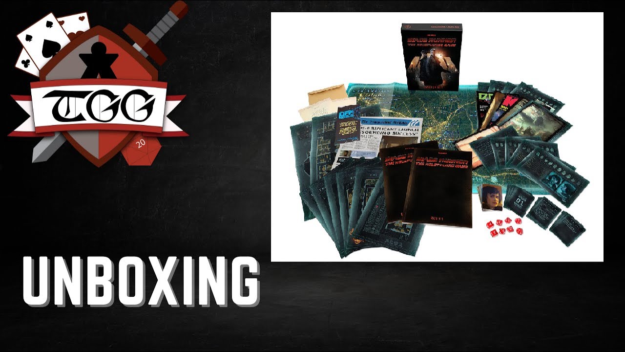 Blade Runner RPG Starter Set Unboxing - YouTube