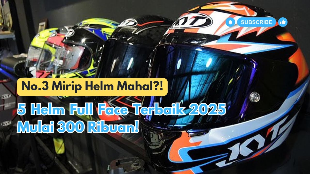 No 3 Mirip Helm Mahal?! 5 Helm Full Face Terbaik 2025 Mulai 300 Ribuan ...