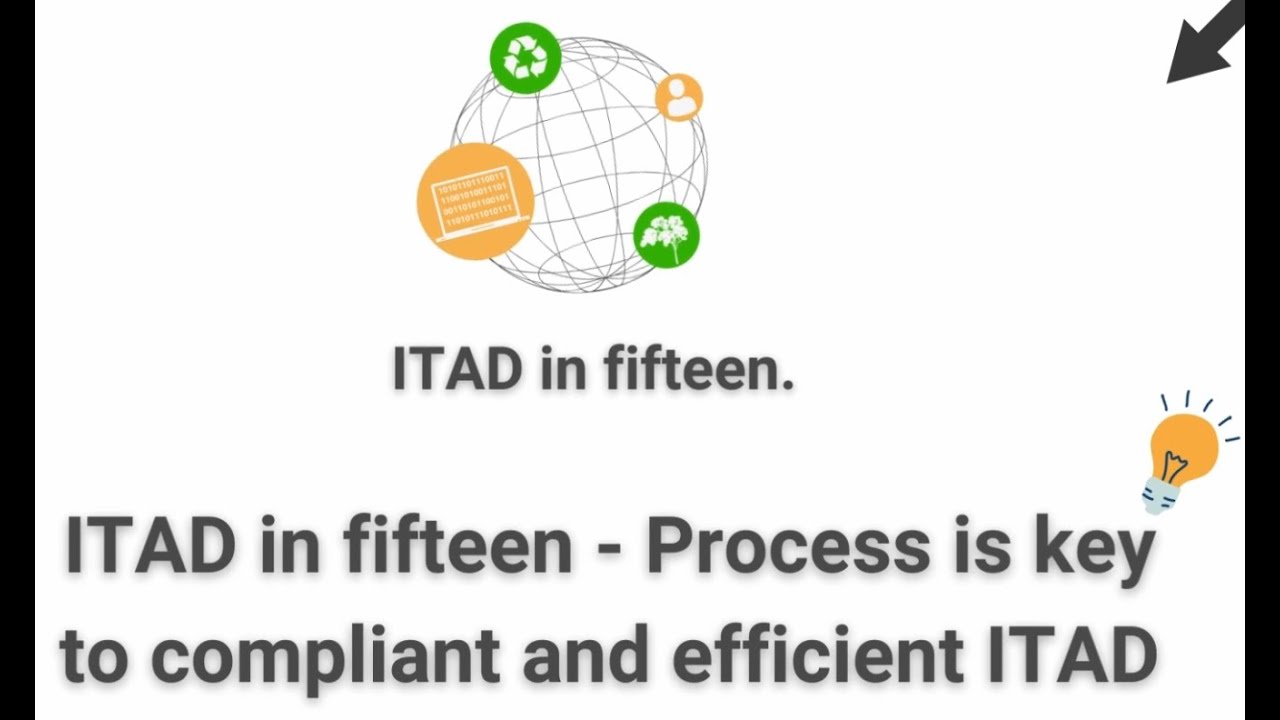 ITAD in 15 - Process is key to compliant and efficient ITAD - YouTube