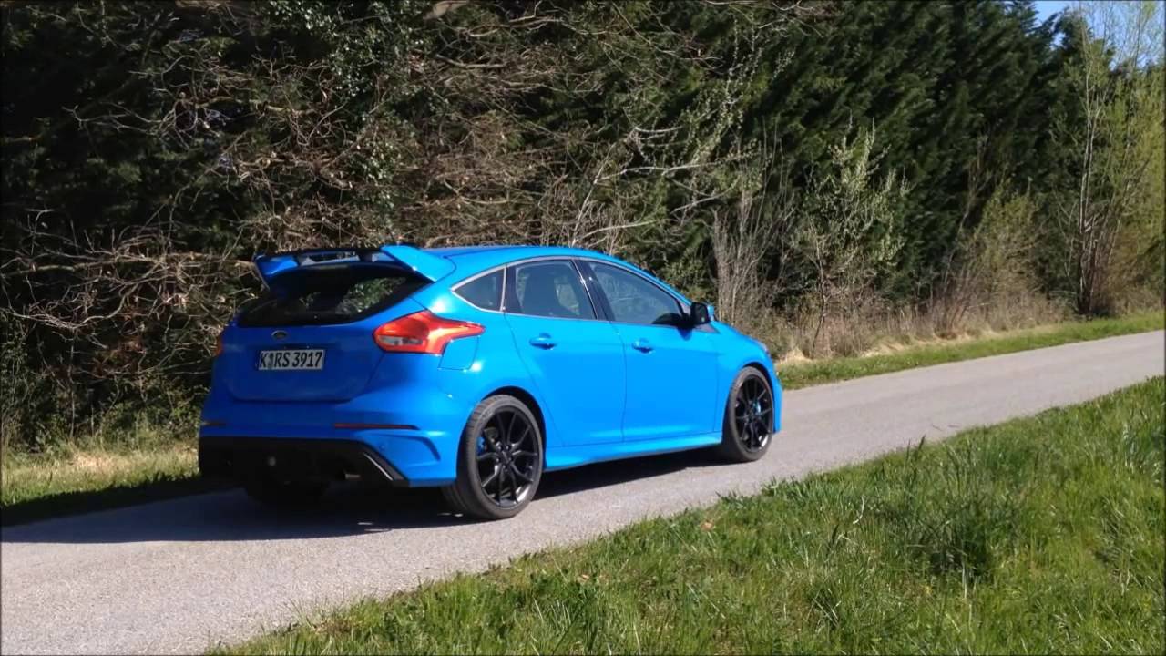 2016 Ford Focus RS 350 (mkIII) acceleration test launch & drive - YouTube