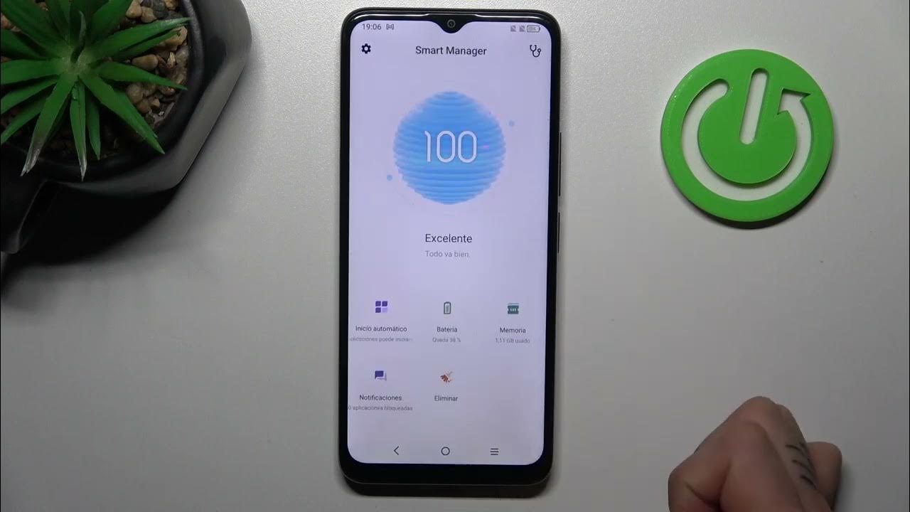 Cómo mostrar el porcentaje de batería en la barra de estado de TCL 405 - YouTube