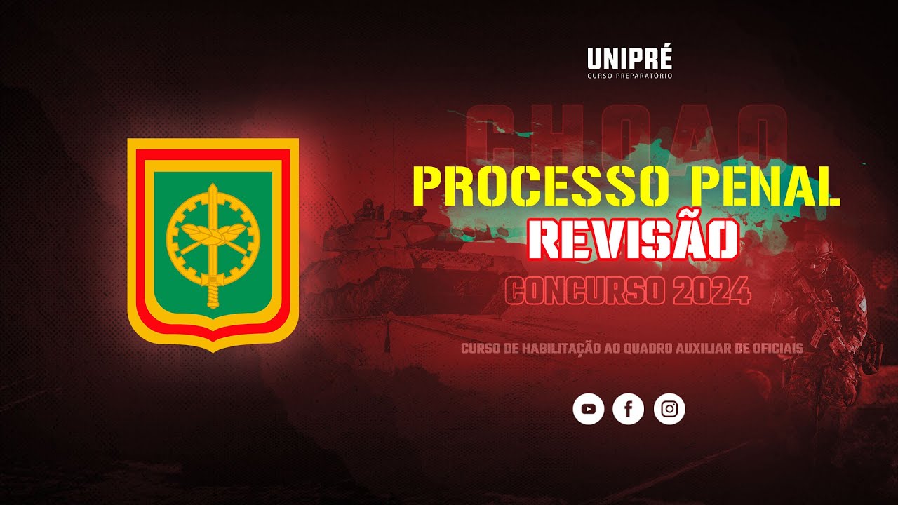 CURSO CHQAO 2024 - CPPM - Aulão de Revisão #01 - YouTube