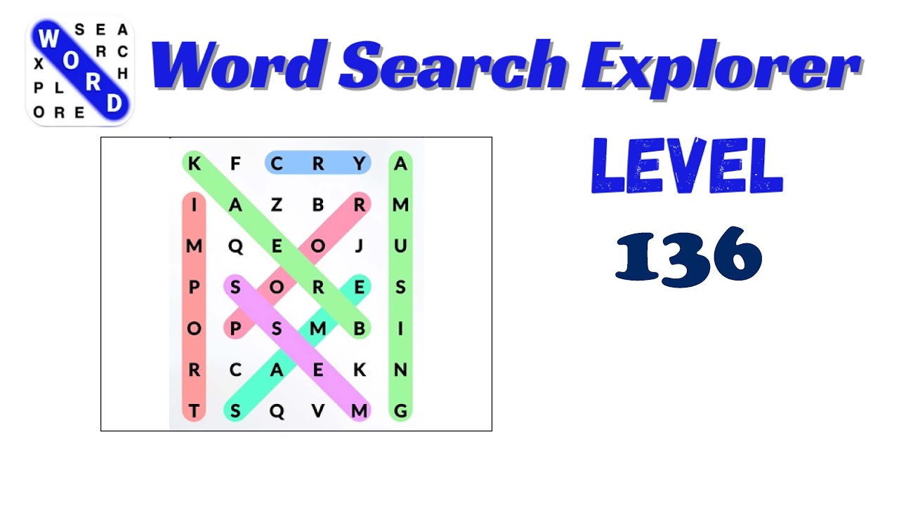 Word Search Explorer Level 136 Answer 🔍 | Step-by-Step Guide | Go ...