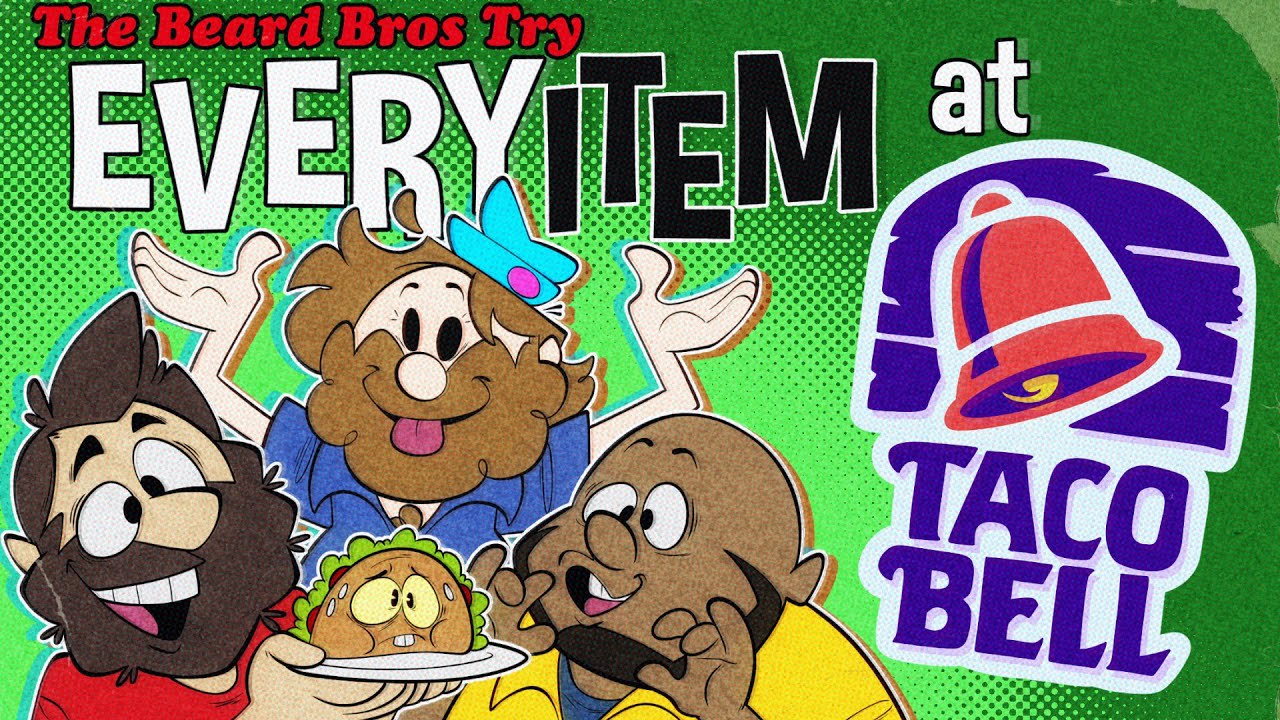 The Bros Try Every Item at Taco Bell | Ep. #3 | Super Beard Bowl - YouTube