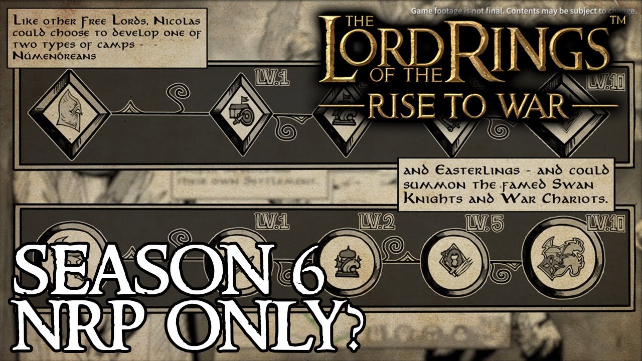 Lotr: Rise to War - Season 6 = Rise of Kingdoms? - YouTube